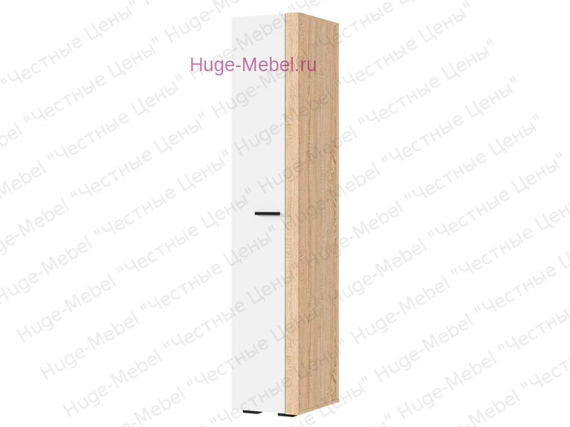 Шкаф 40 см "Санса ШК 01" Huge Mebel . Ширина 400 Высота 2100. Шкафы распашные