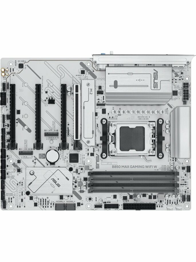 Материнская плата Asus B850 MAX GAMING WIFI W, SocketAM5, AMD B850, ATX