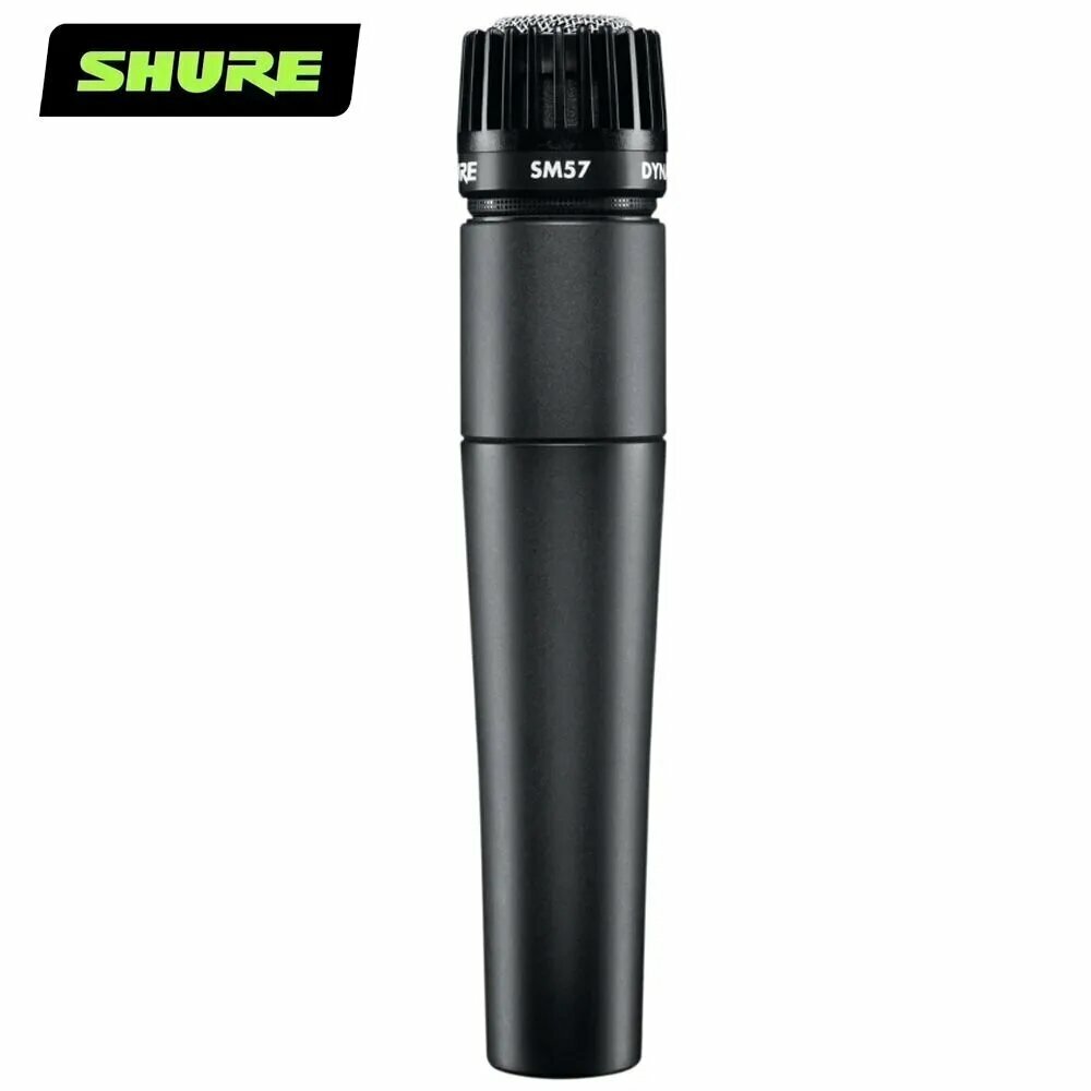 Микрофон SHURE SM57 N585, динамический, кардиоидный, XLR, чёрный