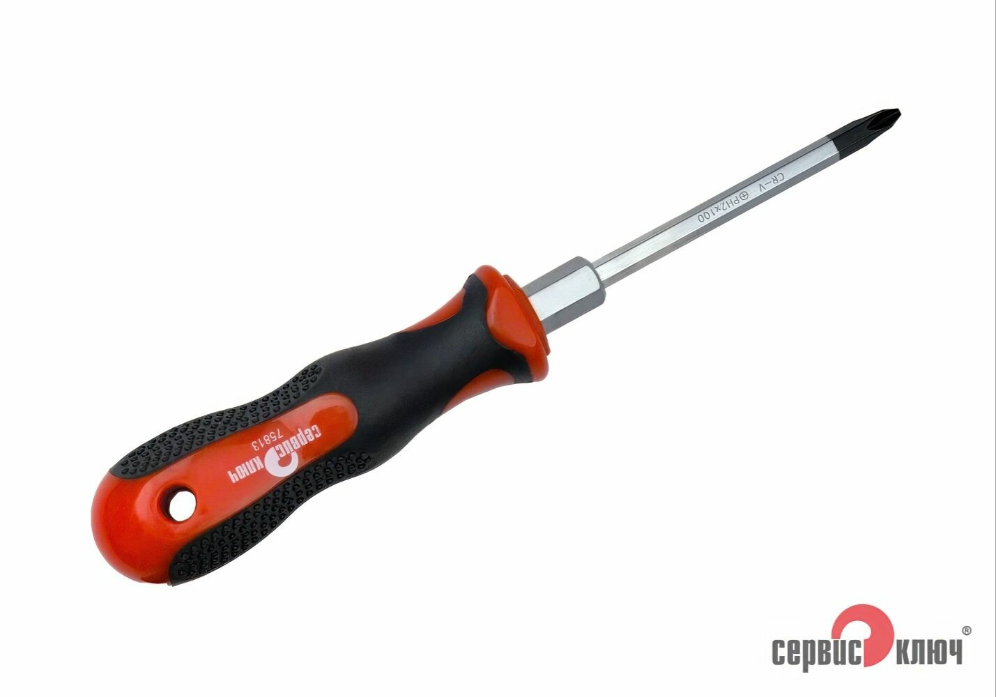 Отвертка крестовая PH2 L- 100мм 75813 сервис ключ