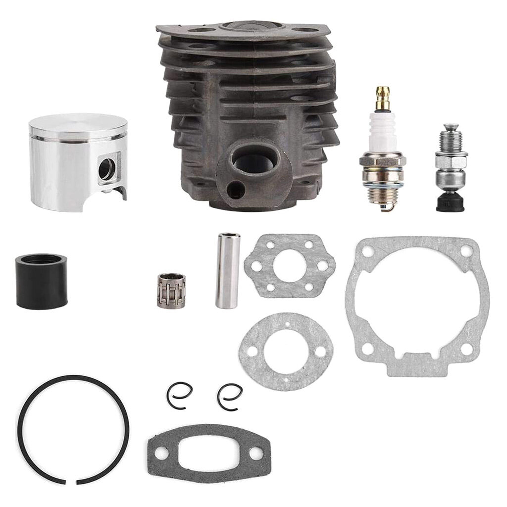 Комплект поршней цилиндра большого диаметра 46 мм и прокладок сальника подходит для бензопил 50,51,55