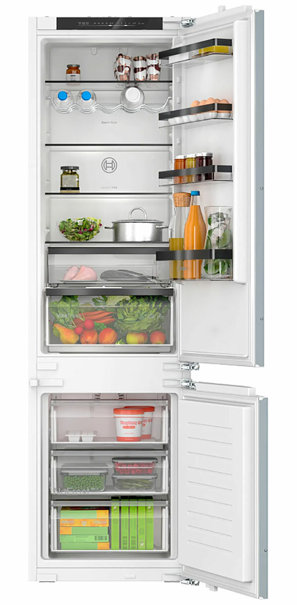 Встраиваемый двухкамерный холодильник Bosch KIN96SFD0