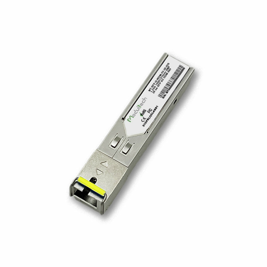 Industrial SFP WDM 1,25 Гбит/с, 20 км, 1550/1310 нм, SMF, SC