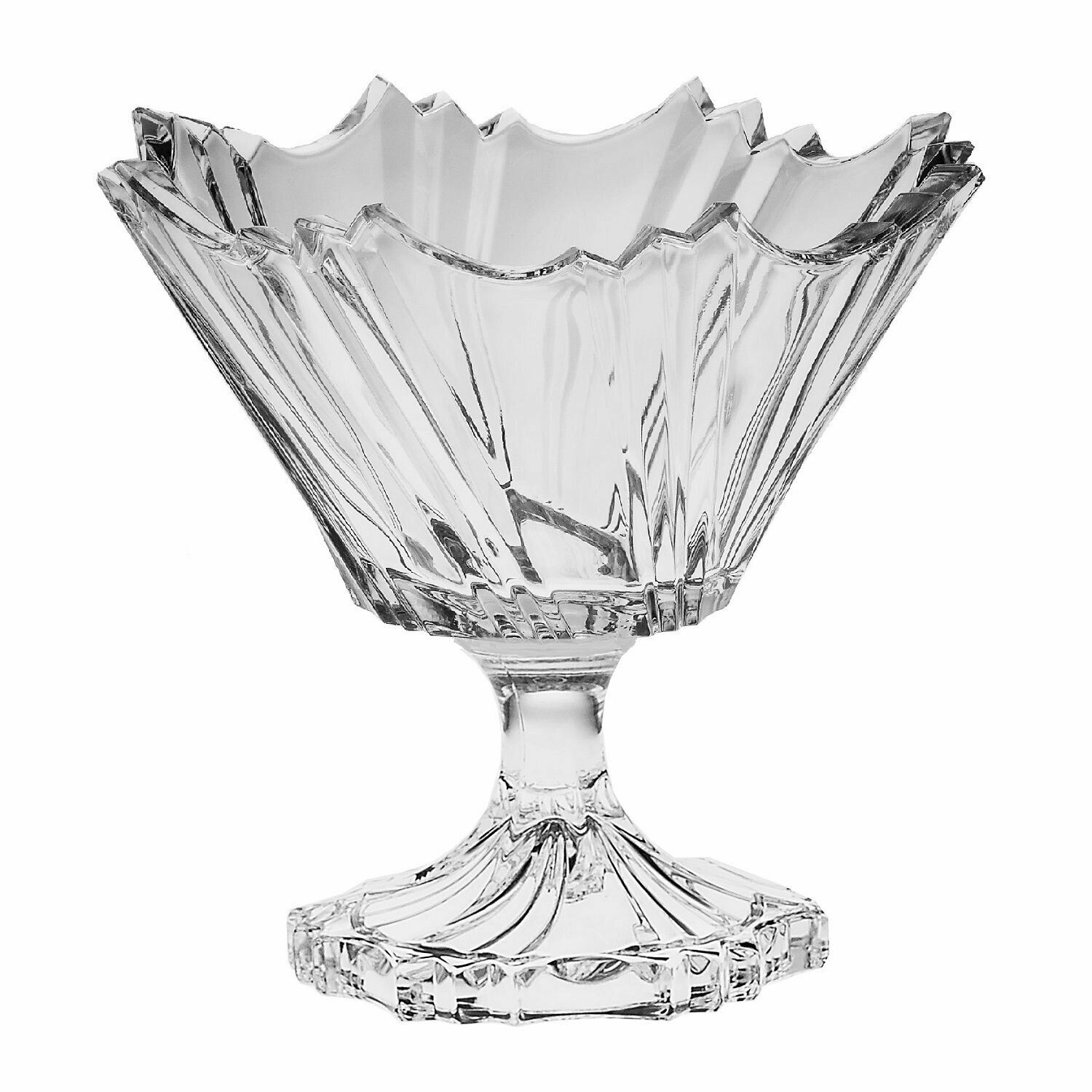 Салатник на ножке "IKAROS", 13 см, хрусталь, Crystal Bohemia/ БПХ1046