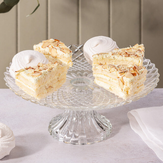 Подставка для торта Geneva 25 см, стекло, EDG, 105552-00