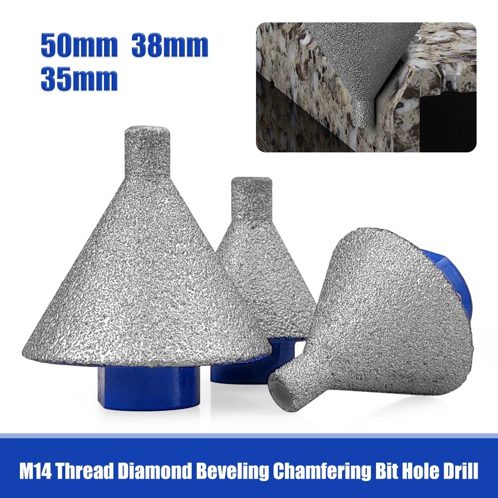 Алмазное сверло шенсен для обработки камня M14 35 38 50 мм 38mm