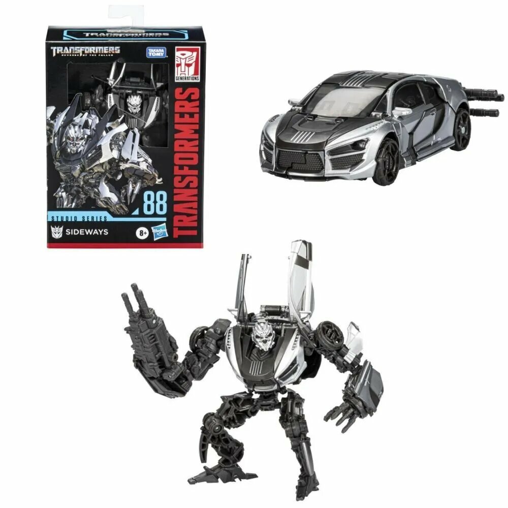 Трансформеры Игрушка Studio Series SS88 Deluxe: Revenge of the Fallen Sideways Bumblebee 4.5 дюйма (11.5 см) - Коллекционная фигурка