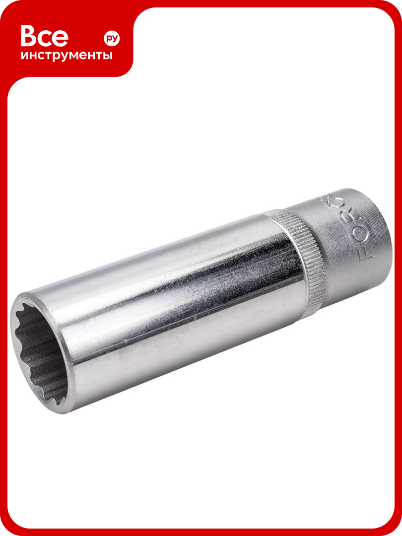 Головка длинная 12-гранная (17 мм; 1/2') FORCE 5497717
