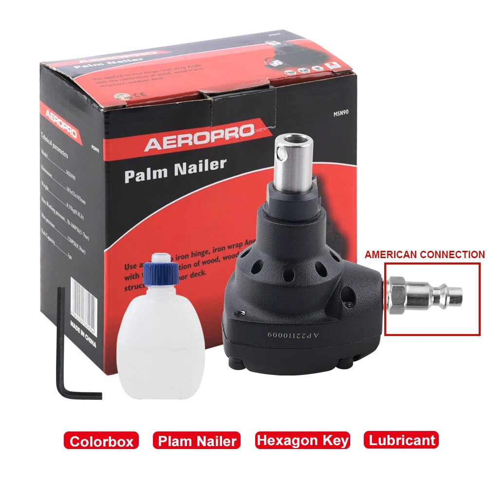 AeroPro Palm Nailer с American Connector