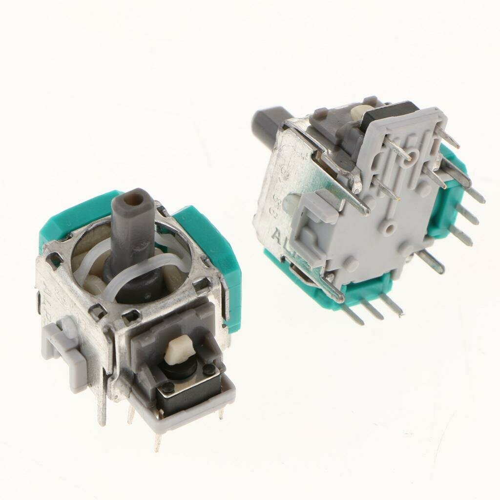 Стик 3D Analog, для геймпада Nintendo Switch Pro Controller, зеленый, 1 шт