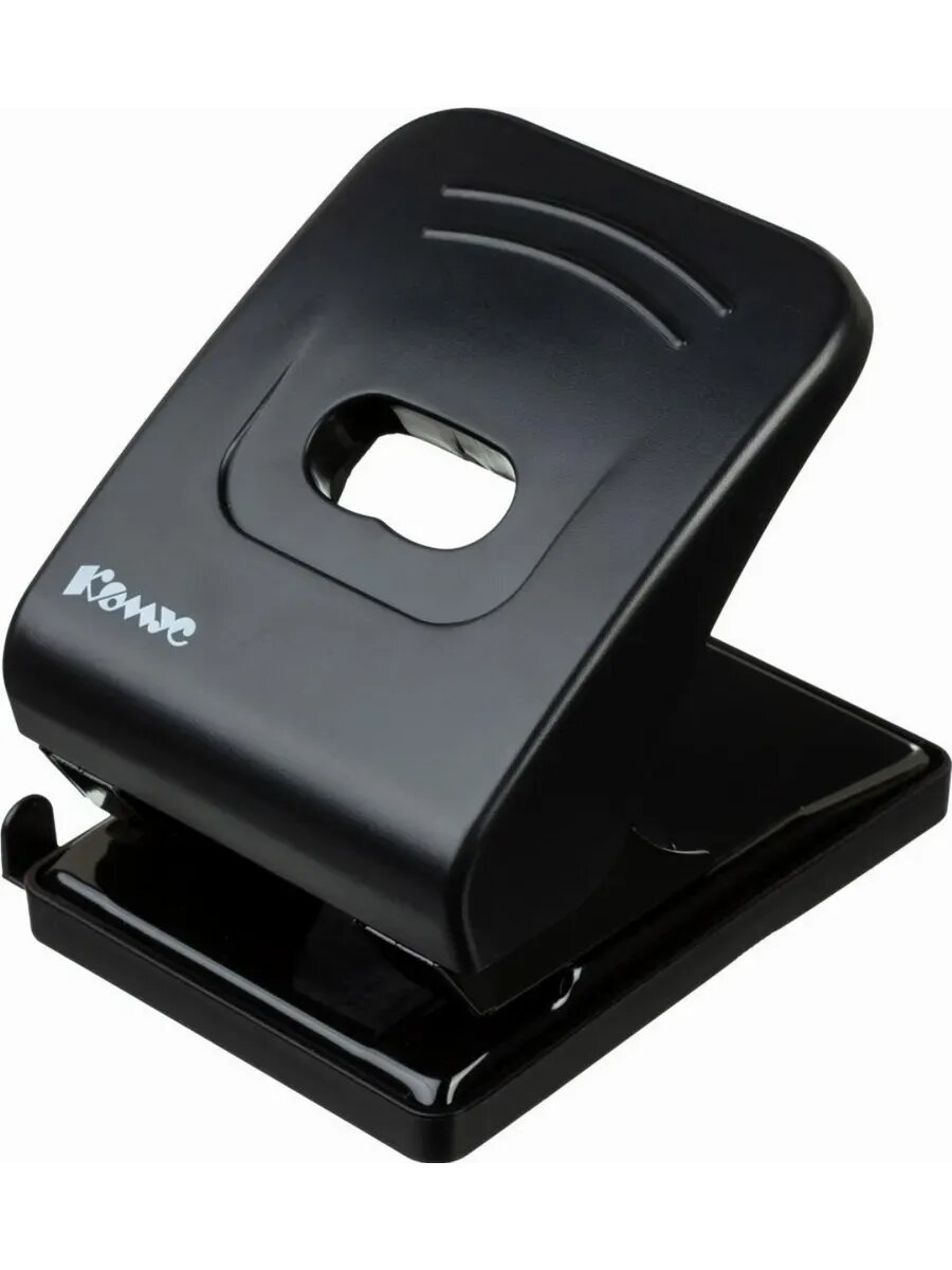 Дырокол для бумаги на 2 отверстия до 40 листов с линейкой