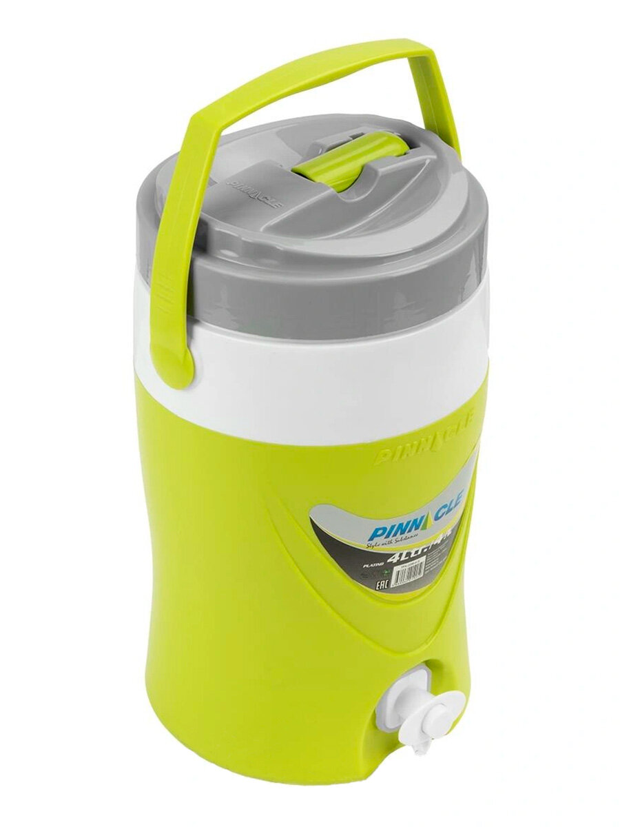 Изотермический контейнер для жидкости PINNACLE Platino 4л зеленый (TPX-2096-4-G)