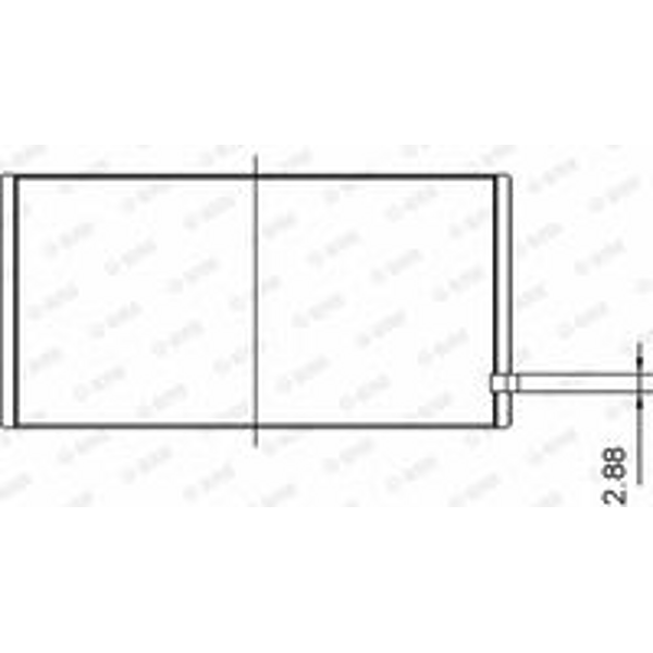 GLYCO 71-4295 STD (32844 / 5000793909 / 5001847468) вкладыши шатунные пара6x -06.94 \rvi midr 06.20.45 a / c / b / b3 / d / d3 /