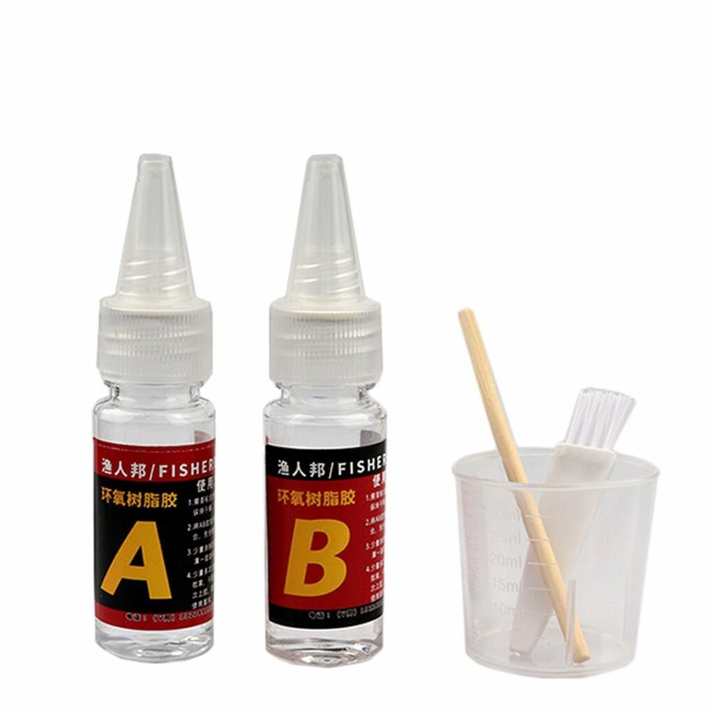 Клей для ремонта удилищ, 10 мл прозрачного