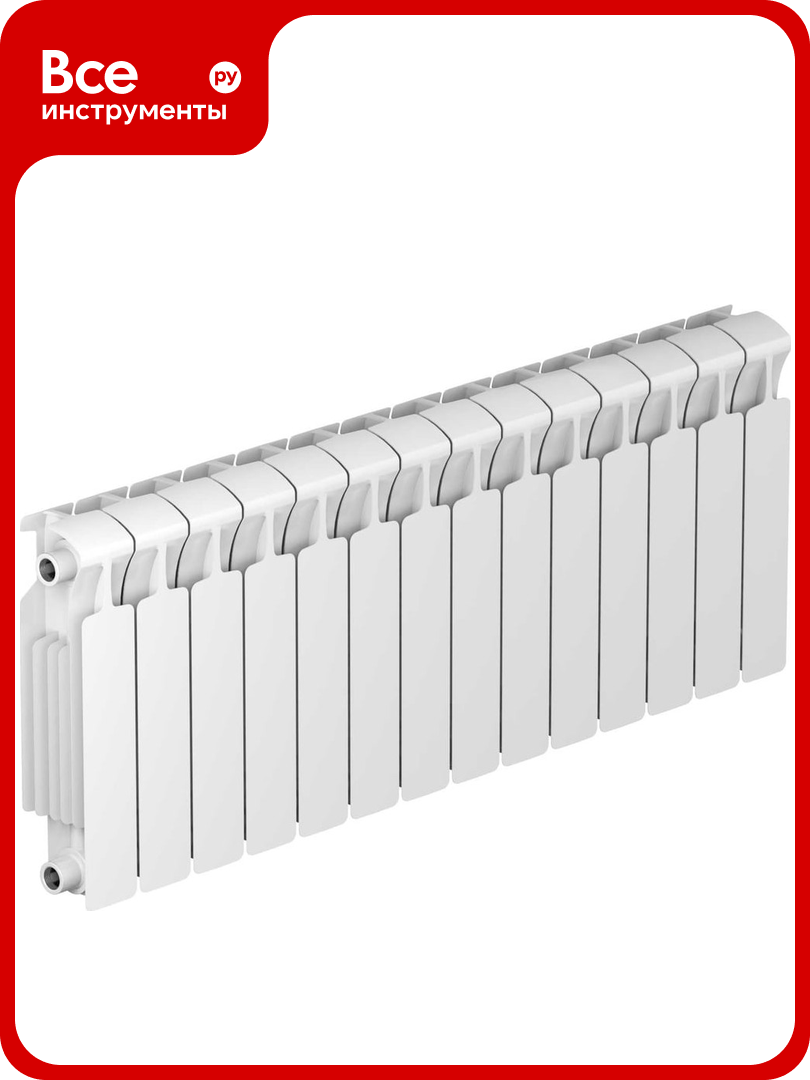 Биметаллический радиатор RIFAR MONOLIT 350 14 секц. бок. R-MN-350-14 из качественной стали