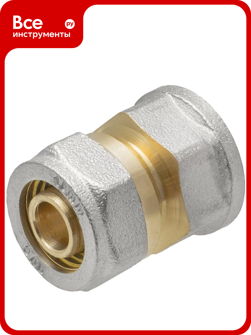 Соединитель патрубок 16х1/2" ц/г Rvc RC 00645