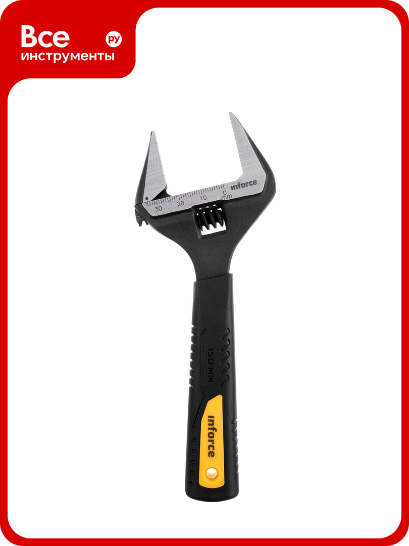 Разводной ключ 150 мм Inforce 06-05-37