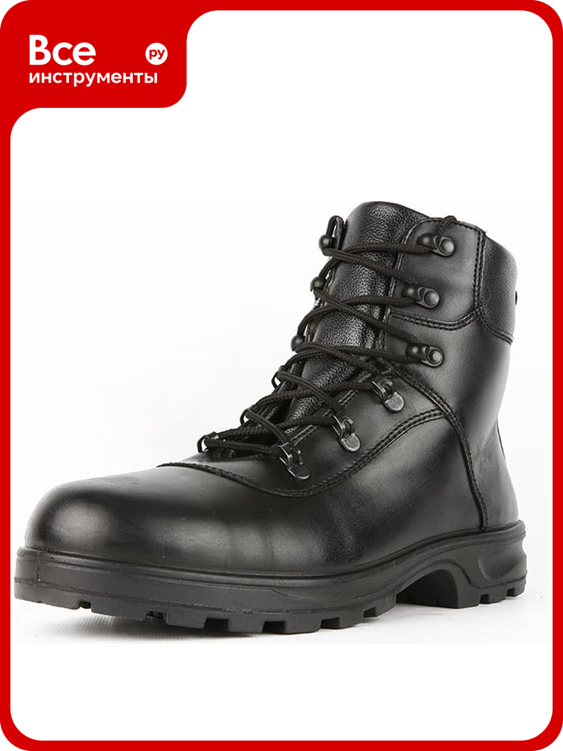 Ботинки мужские Бутекс модель 6432, берца, натуральная кожа, подкладка шерсть мериноса, защита от механических