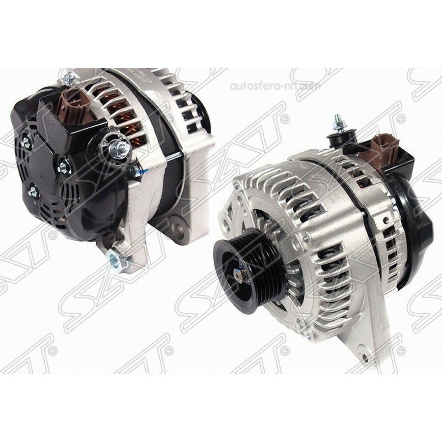 SAT ST2706020270 Генератор TOYOTA HARRIER/HIGHLANDER/KLUGER/LEXUS ES300/330/RX300/330 03- 1/3MZ 12V 100A(4 контакта)