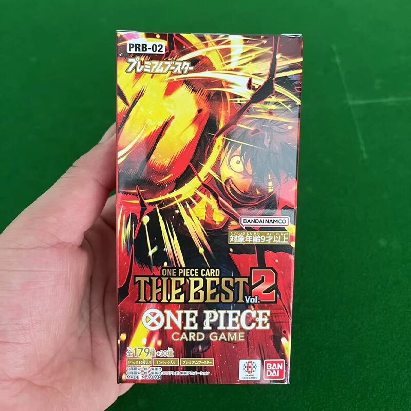 Bandai Genuine One Piece Card OPCG Anime 25th Collection Edition Cards Luffy PRB02-Japanese