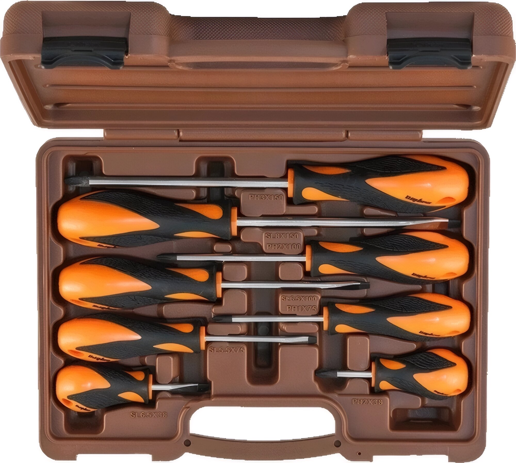 Набор отверток стержневых BASIC, 8 предметов Ombra 950008