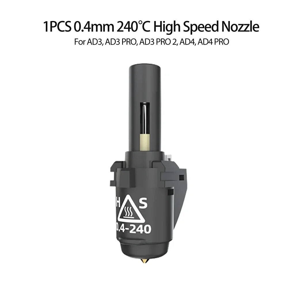 Насадки FLASHFORGE для Adventurer 3/4, 0.3/0.4/0.6 мм, 0.4mm high speed, 1pcs