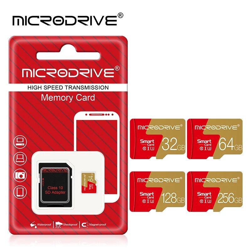 MicroDrive карта памяти microSD 128MB Class 10 — фото 1
