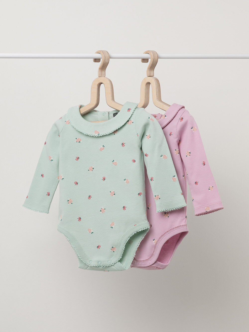 Боди К 6539-2уп/мини розочки, комплект из 2 шт.