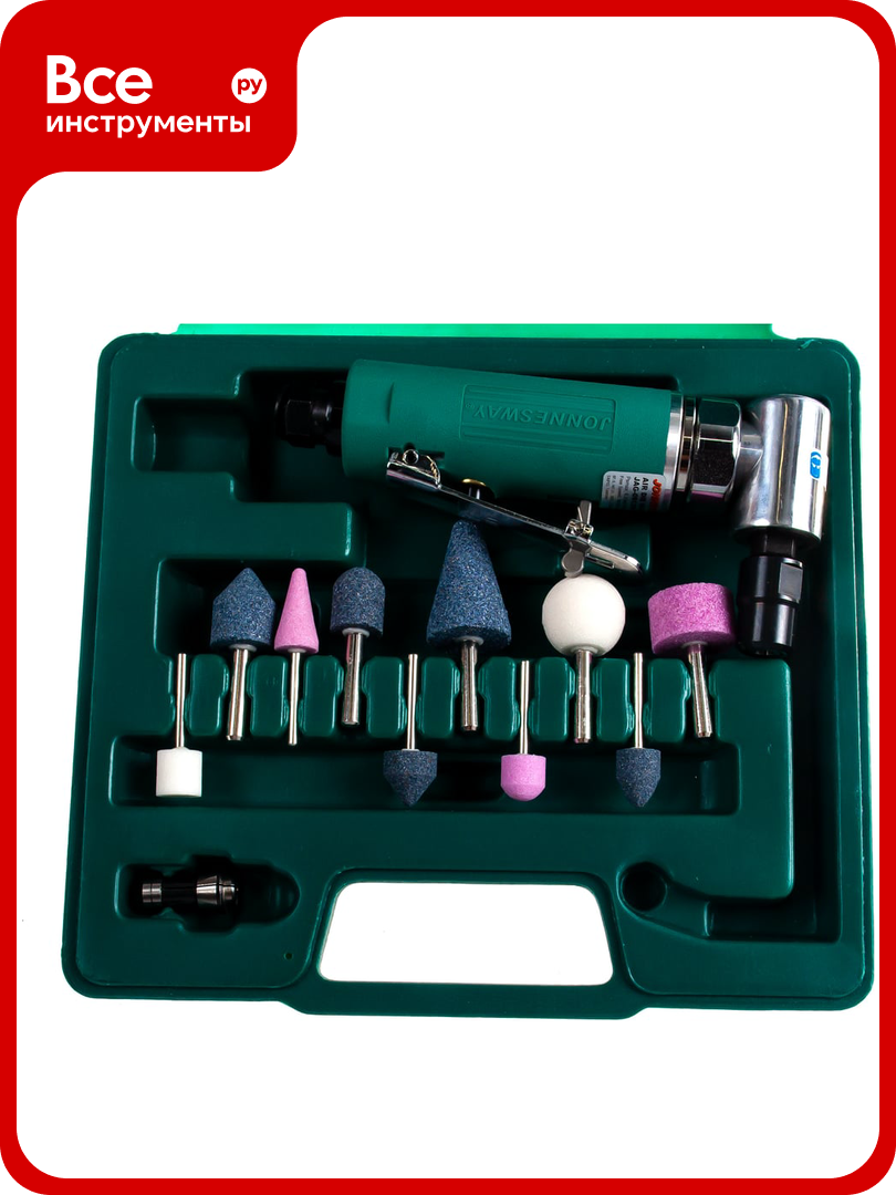 Пневматическая угловая бормашинка Jonnesway JAG-0913RMK