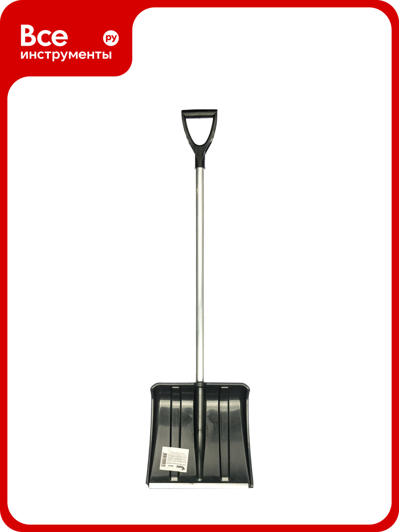 Пластмассовая лопата РОС Снежинка 68102, с помощью лопаты можно быстро, материал алюминий