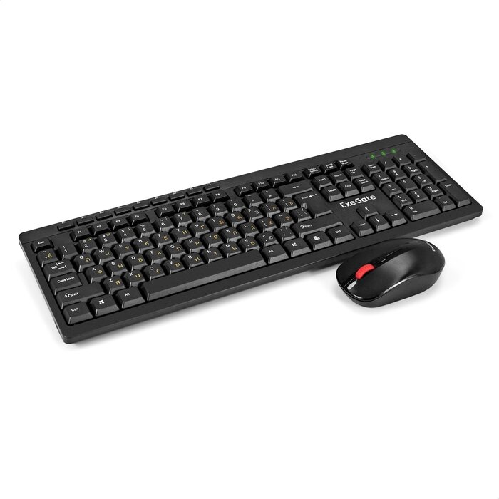 Комплект, клавиатура+мышь, Exegate MK-260 Professional Standart Combo USB black, EX298904RUS