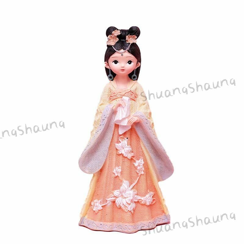 Изысканные украшения для девочек, куклы в китайском стиле, игрушки для девочек, праздничные подаркиshuangshuang
