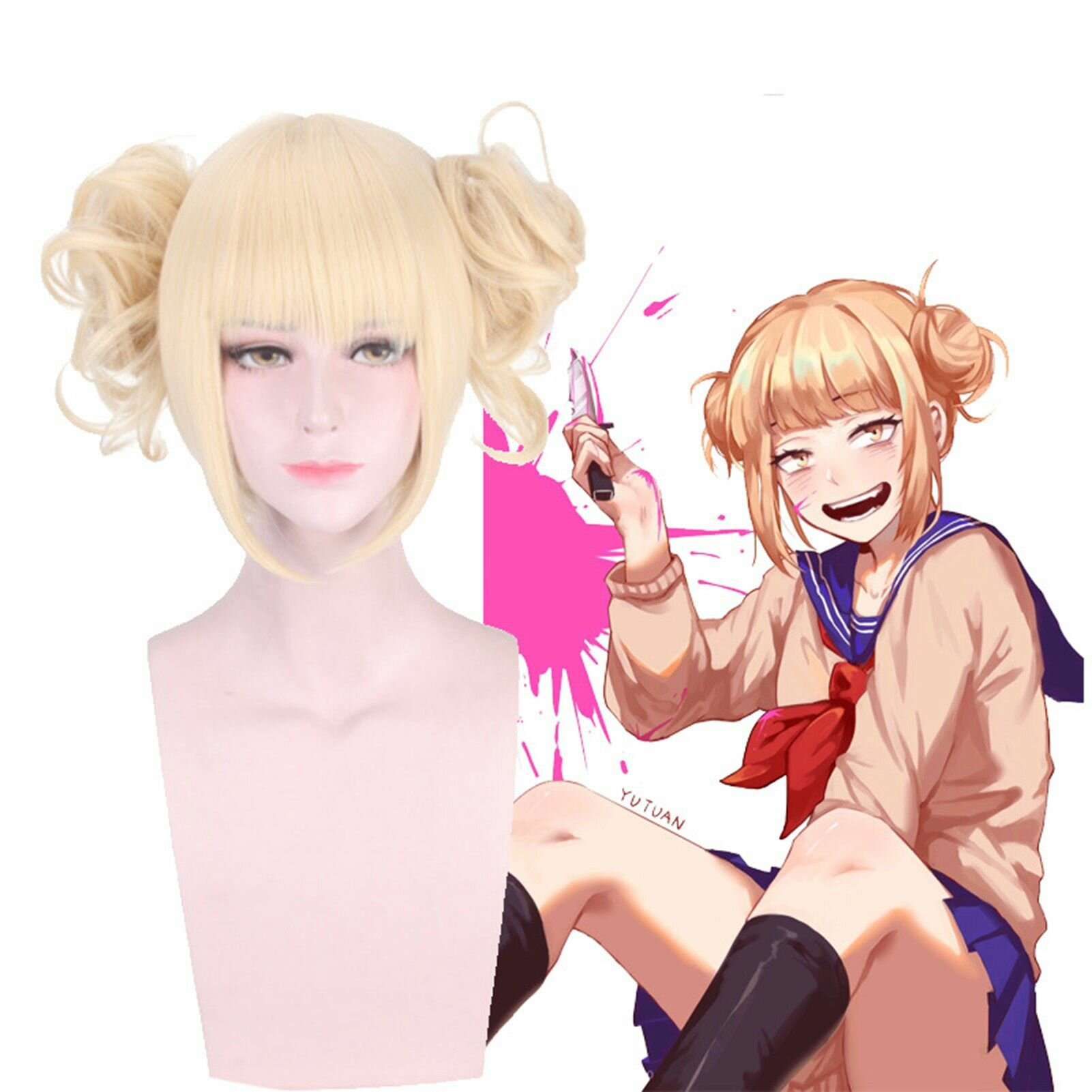 Химико Тога Парик для косплея