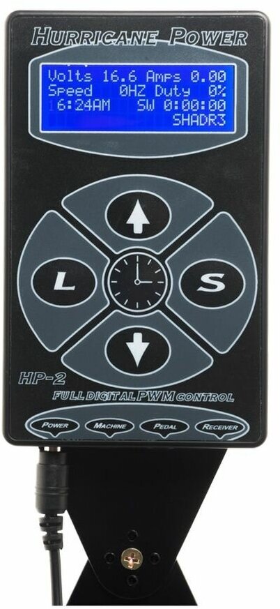 Блок питания для тату аппаратов Hurricane Power HP-2, 4680379195178