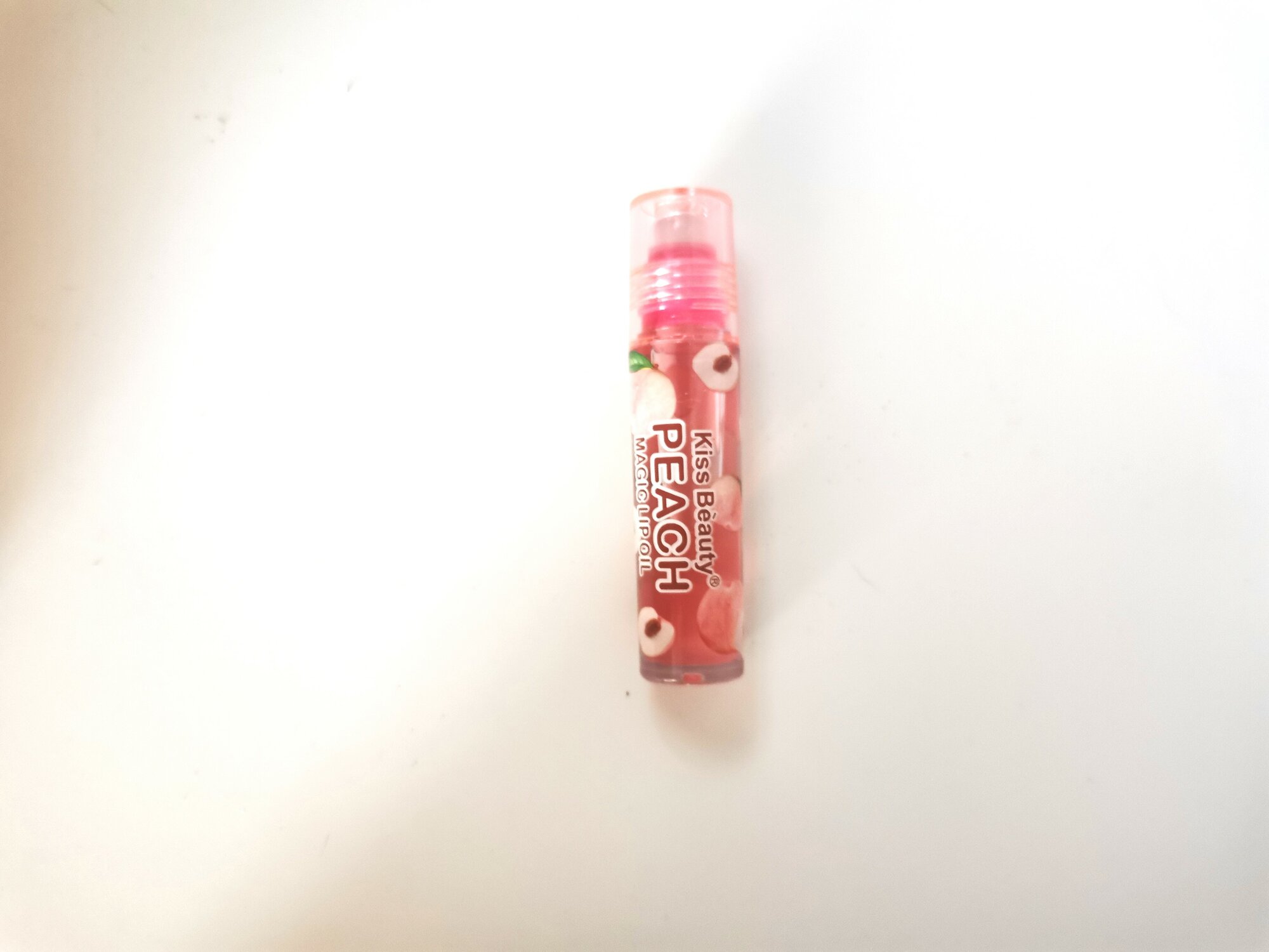 Магическое фруктово-ягодное масло-блеск для губ Kiss Beauty персик
