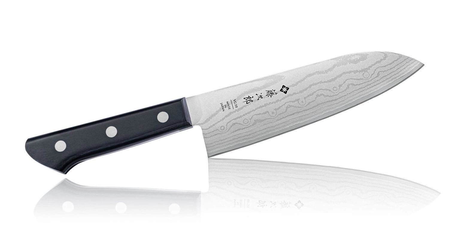 Кухонный Нож Японский Шеф Сантоку TOJIRO F-331