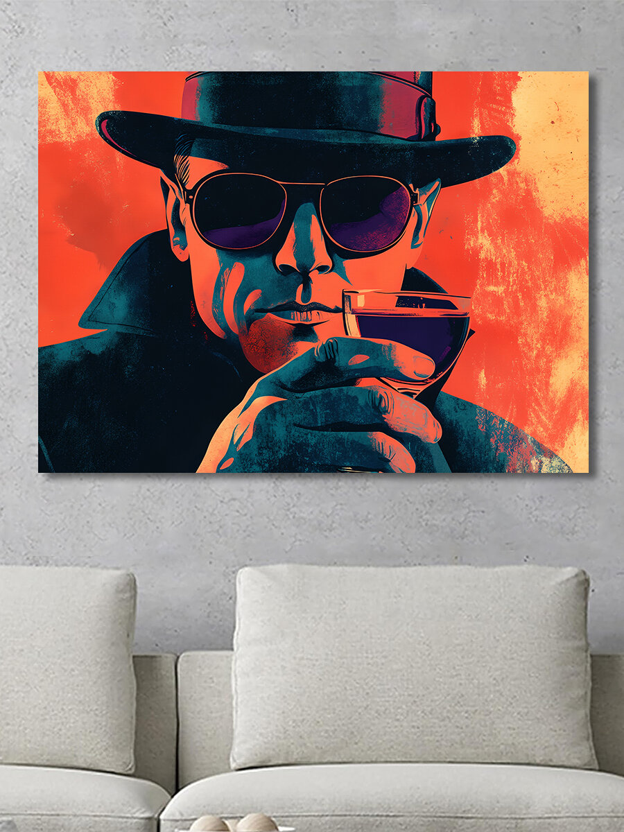Картина интерьерная на стену - "Гангстеры, мафия", 50х70 см.