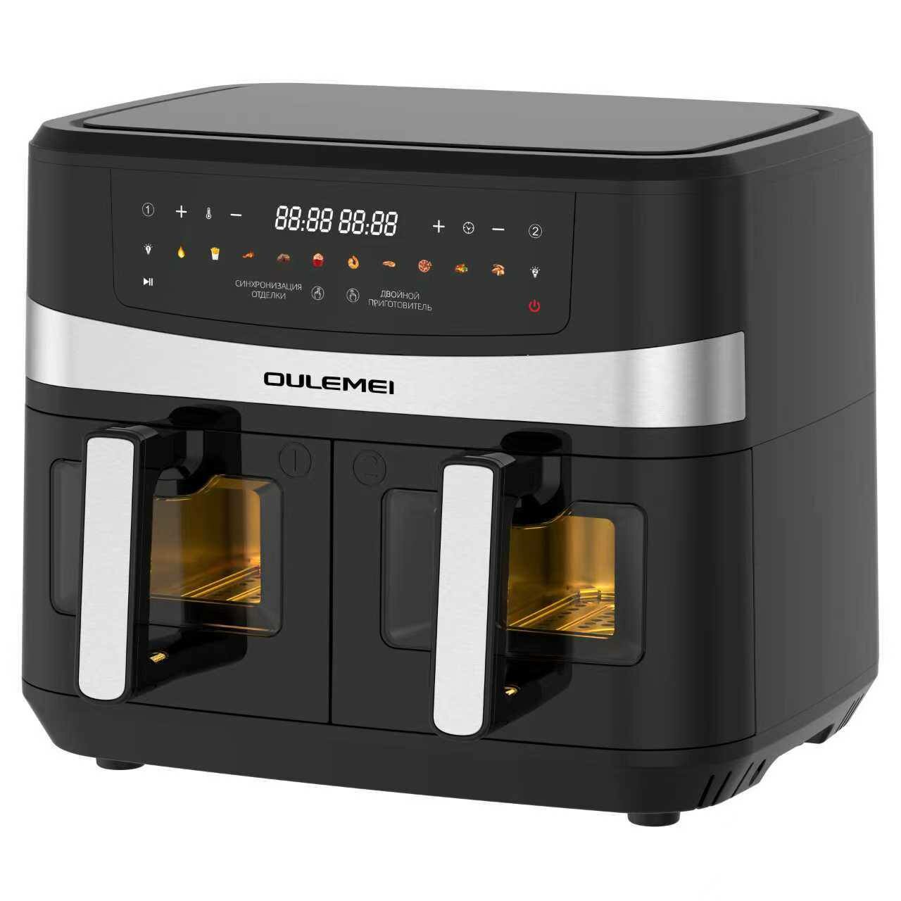 Аэрогриль OULEMEI, OLM-KZF030, мощность 2600 Вт, емкость 12 л