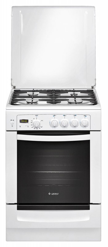 Плита Газовая Gefest 6100-03 белый реш. чугун