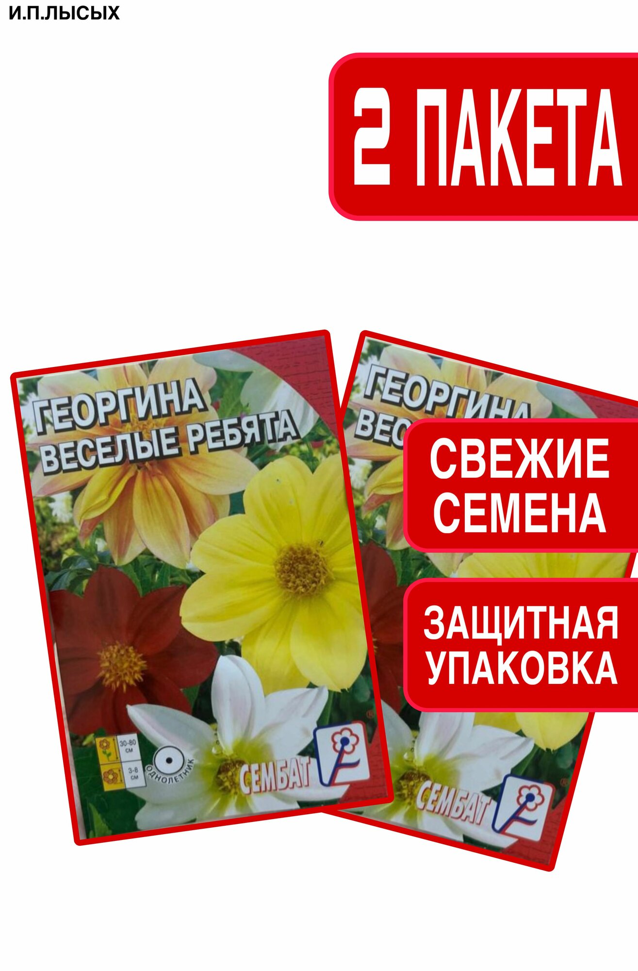 Семена Георгина "Весёлые Ребята"