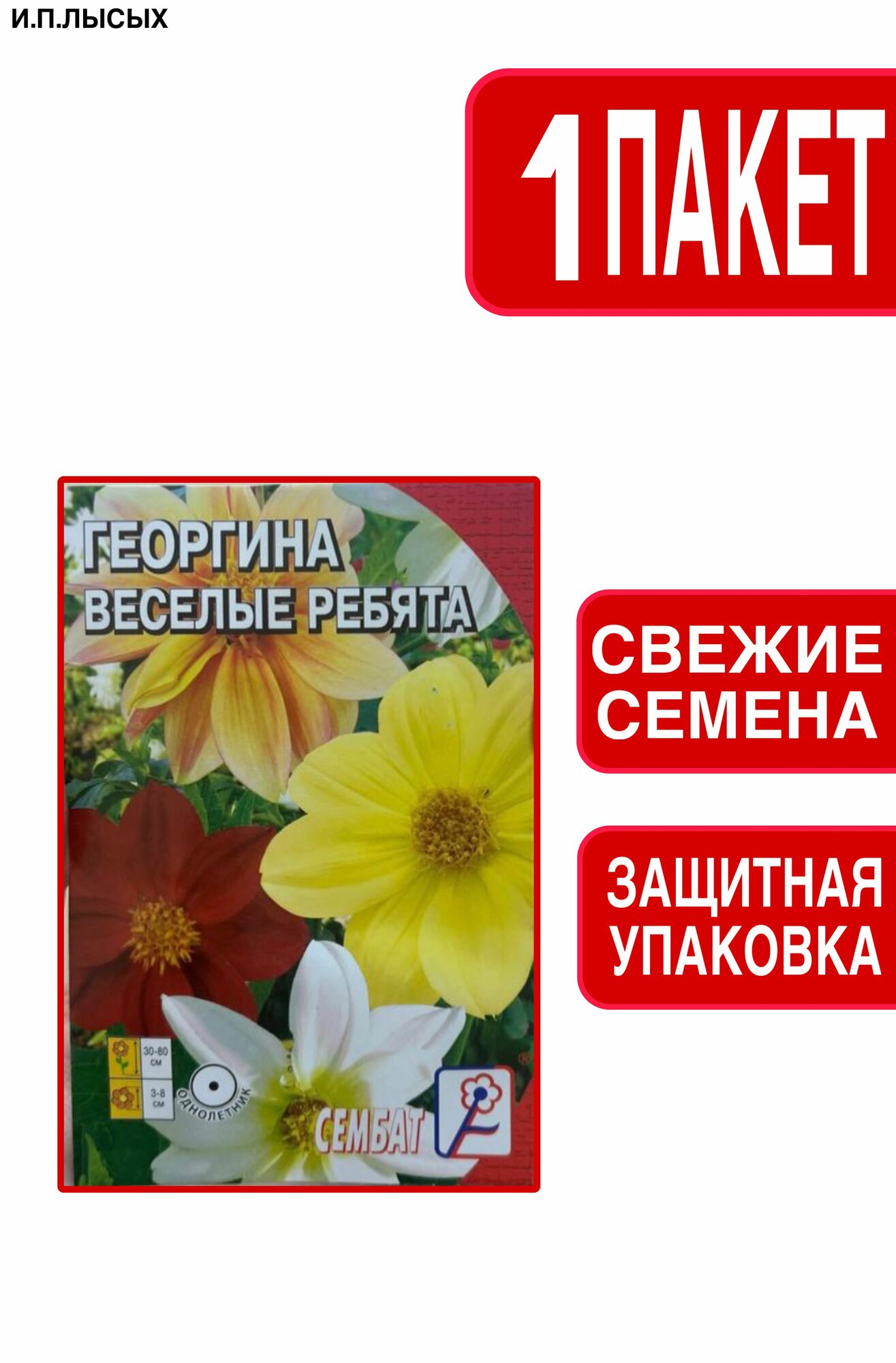 Семена Георгина "Весёлые Ребята"