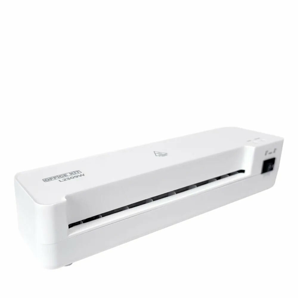Пакетный ламинатор Ламинатор бумаги А4 Office Kit L2309W, для горячего и холодного ламинирования, 2 вала, 75-125 мкм, формат А4, белый