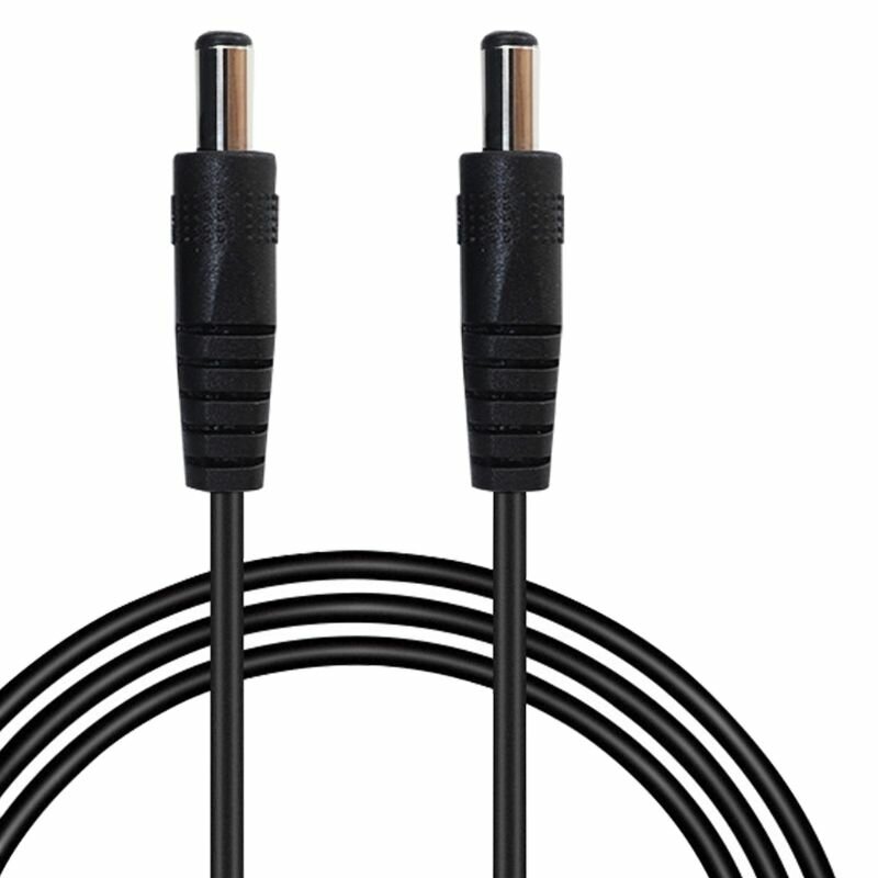 DC5.5x2.1mm/DC5.5x2.5mm папа к кабелю-переходнику Двойной конец шнура питания Удлинитель постоянного тока с круглым отверстием