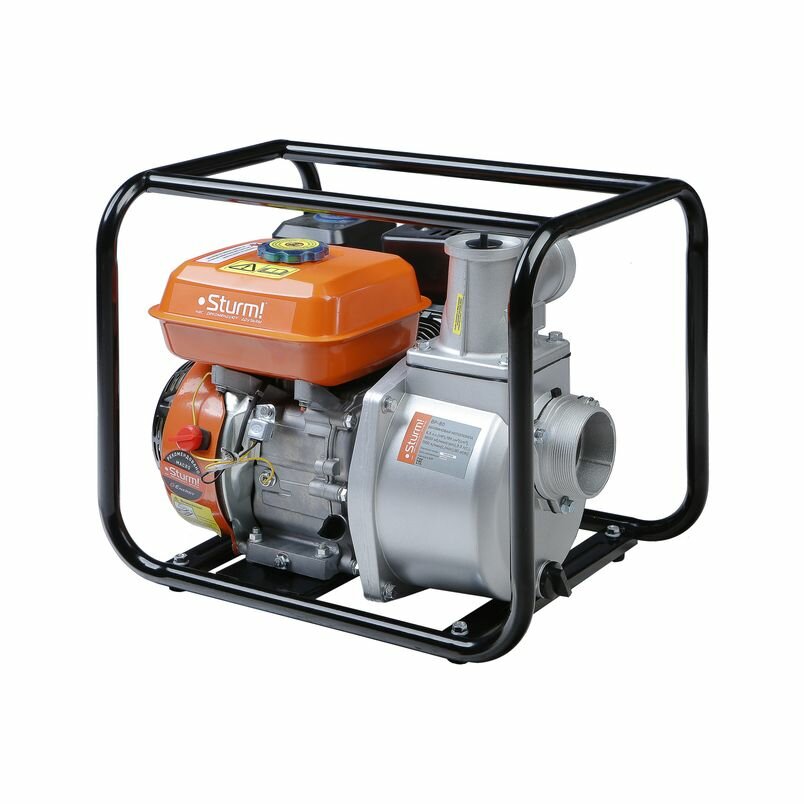 Мотопомпа 1100л/мин, чистая вода, напор 30м, d 80мм, Sturm! BP-80