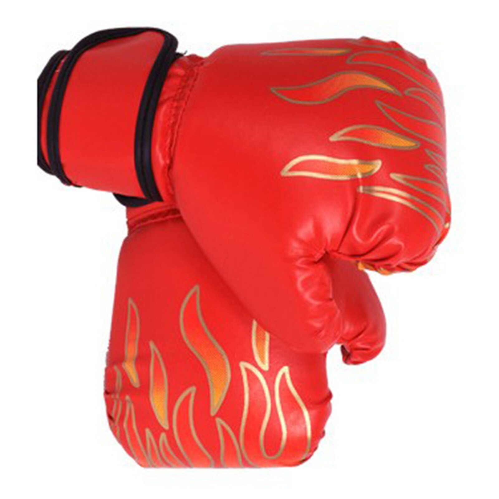 Красные детские боксерские перчатки для молодежного боксерского тренировок, утолщенные перчатки для путаницы PU для профессиональных боевых действий, долговечные и безопасные для практики детских боксов
