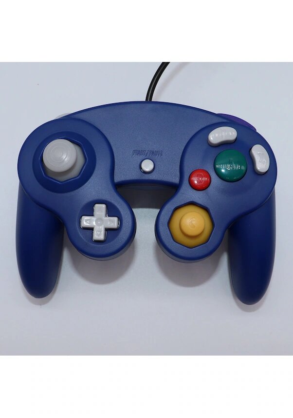 Геймпад Ngc — одно-/трехточечный, синий цвет, совместимость с GameCube, портативный и практичный игровой процесс