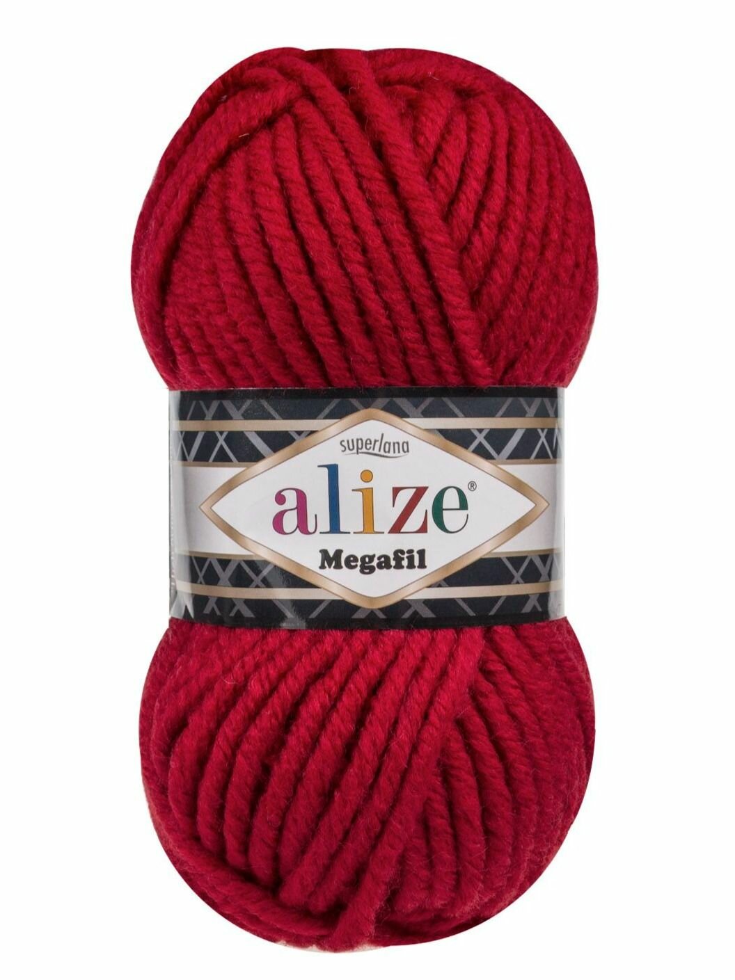 Пряжа Superlana Megafil №56 ( 5 мотков), 25%шерсть 75% акрил