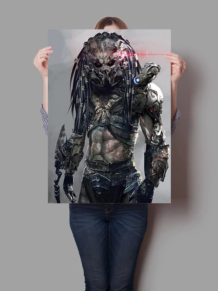 Постер фильма «Хищник» Ruicai 60x80 CM No Frame