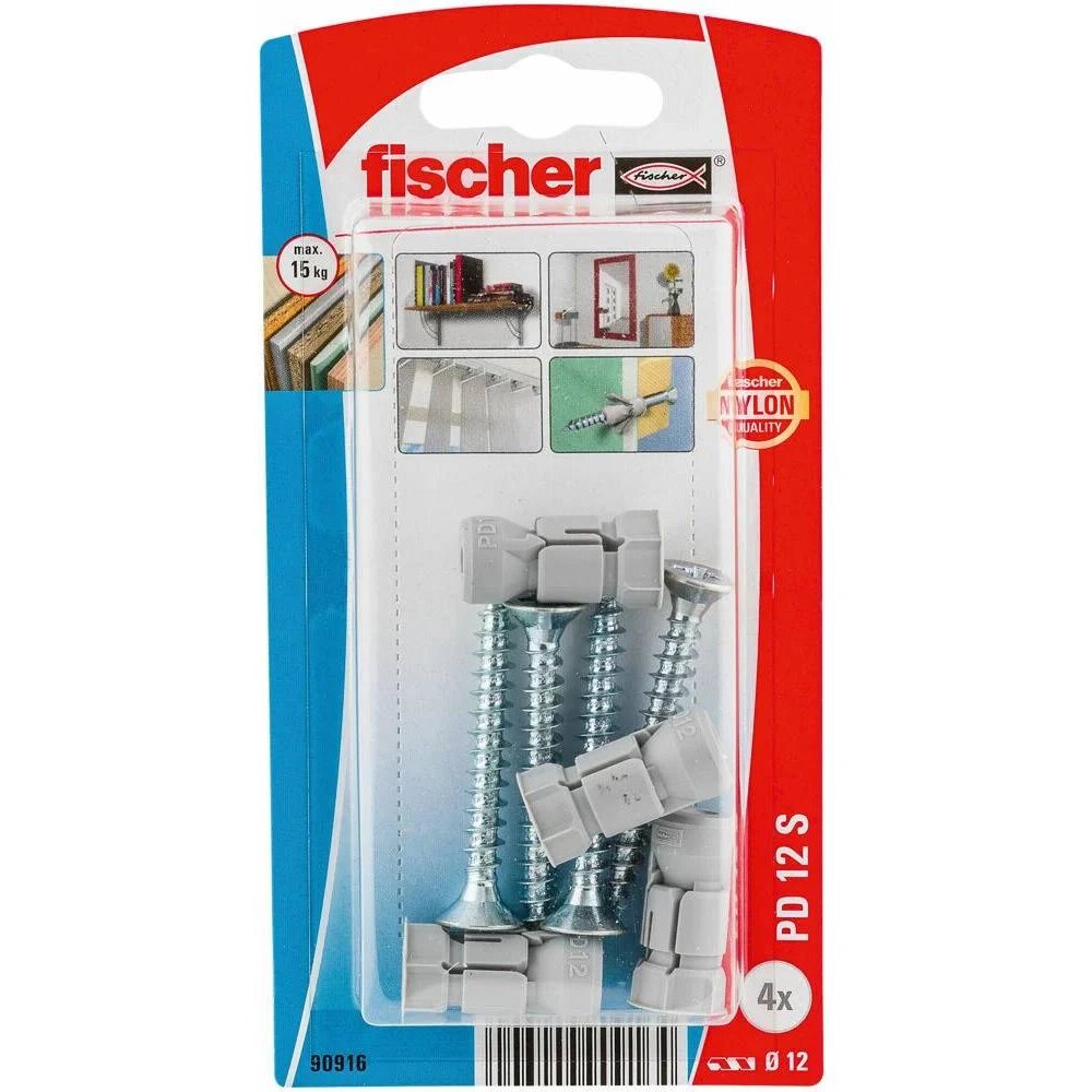 Fischer PD 12 S K дюбель С шурупом 90916