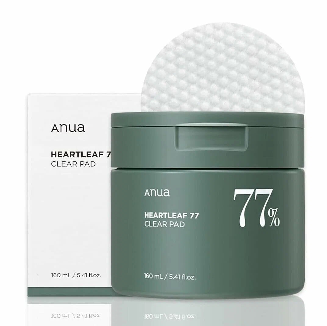 Тонер Anua Clear Pad Heartleaf, 77%, с экстрактом хауттюйнии, отшелушивающий, для жирной кожи